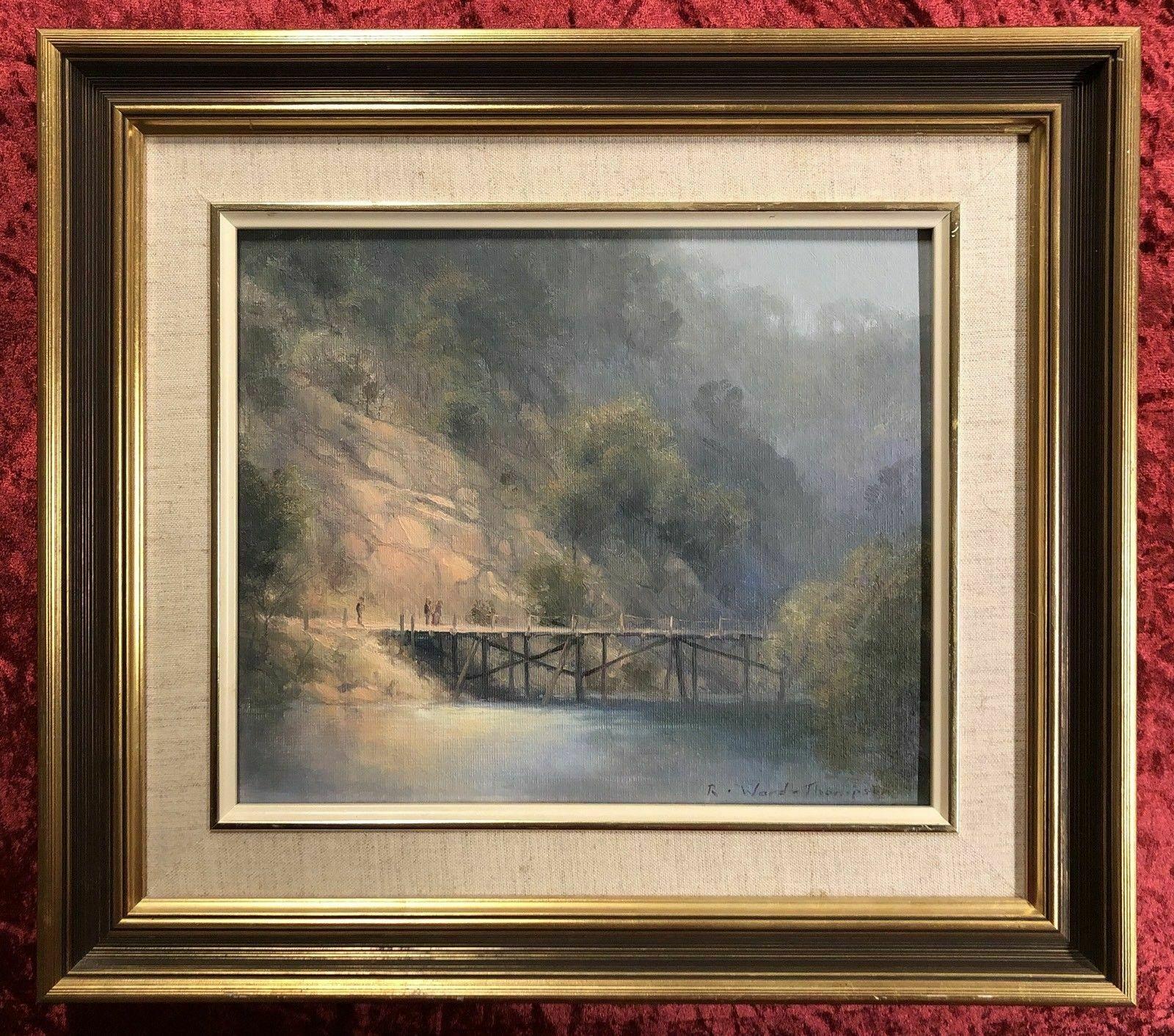 Original Oil Painting “Cold River Bridge NSW” By Ramon Ward Thompson ...